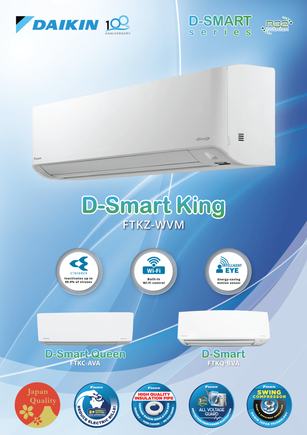 D-Smart King Series (Premium Inverter) | Daikin Philippines