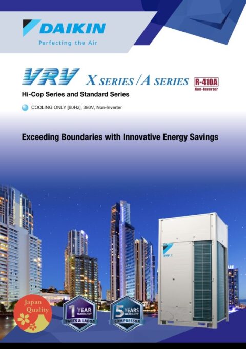 VRV X (Inverter Aircon) - Daikin VRV System